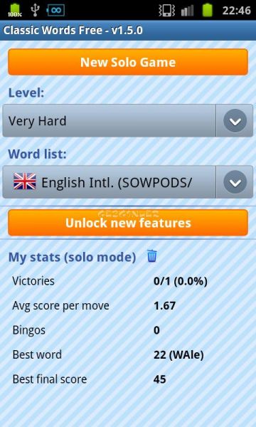 Classic Words Solo İndir (Android) - Gezginler Mobil