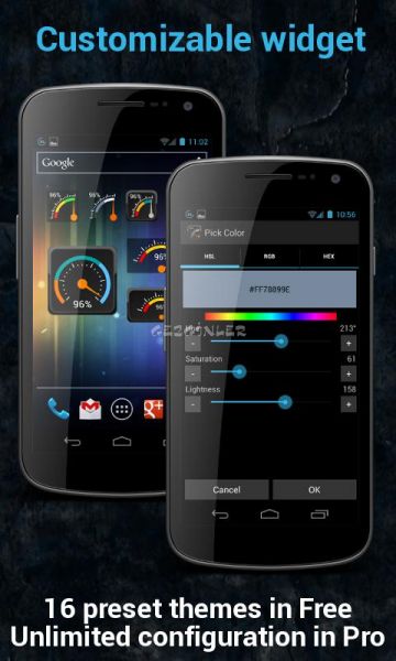 Gauge Battery Widget İndir (Android) - Gezginler Mobil
