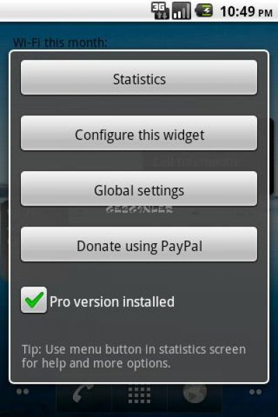 Data counter widget İndir (Android) - Gezginler Mobil