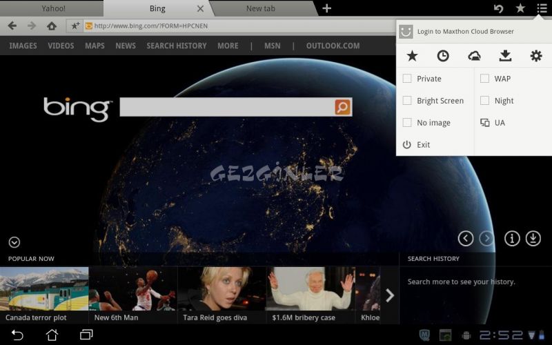 Maxthon Android Web Browser İndir (Android) - Gezginler Mobil