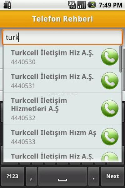 Telefon Rehberi İndir (Android) - Gezginler Mobil