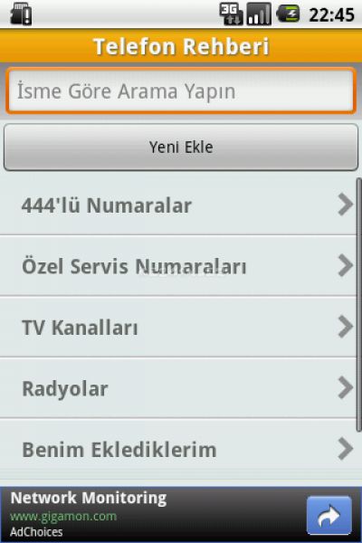 Telefon Rehberi İndir (Android) - Gezginler Mobil