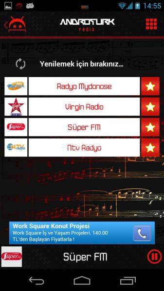 AndroTurk Radyo İndir (Android) - Gezginler Mobil