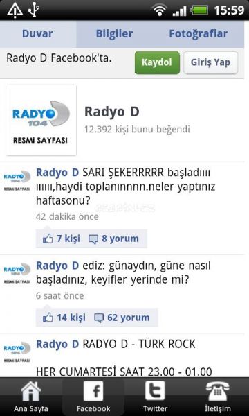 Radyo D İndir (Android) - Gezginler Mobil