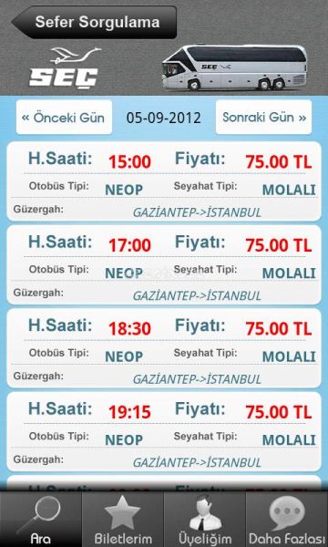 Seç Turizm İndir (Android) - Gezginler Mobil