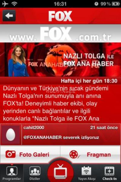 FOX Türkiye İndir (iPhone ve iPad) - Gezginler Mobil