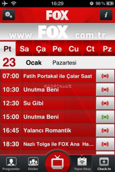FOX Türkiye İndir (iPhone ve iPad) - Gezginler Mobil
