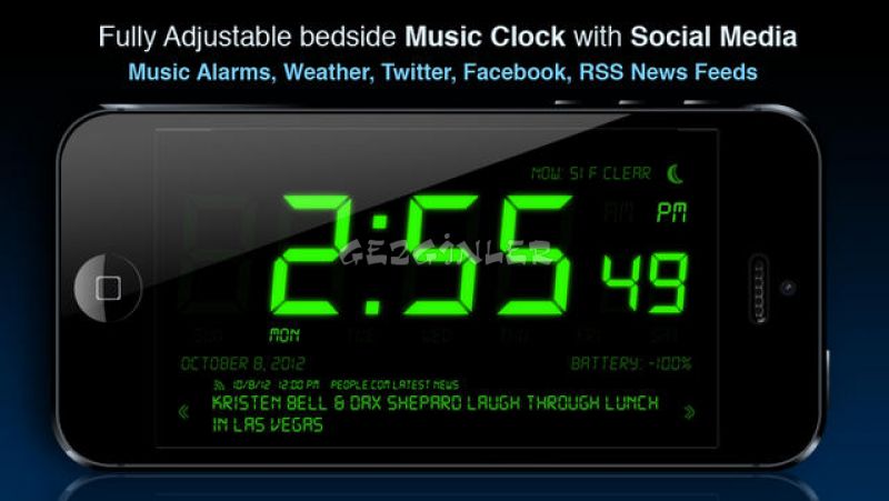 Alarm Clock HD - Free İndir (iPhone ve iPad) - Gezginler Mobil