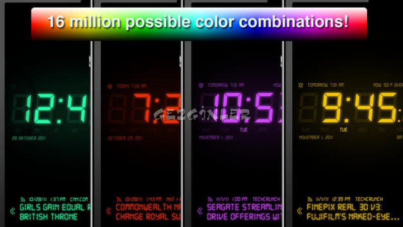 Alarm Clock HD - Free İndir (iPhone ve iPad) - Gezginler Mobil