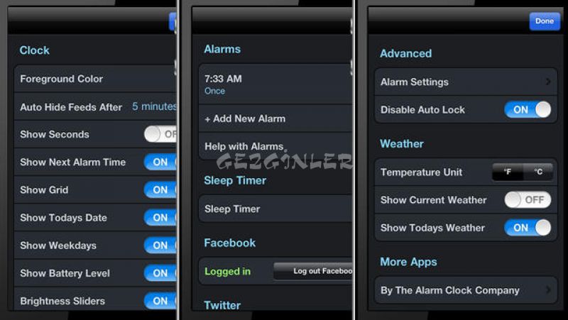 Alarm Clock HD - Free İndir (iPhone ve iPad) - Gezginler Mobil