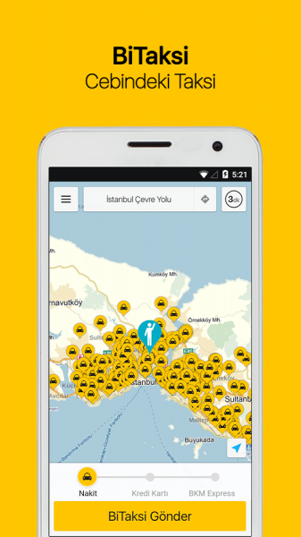 BiTaksi İndir (Android) - Gezginler Mobil