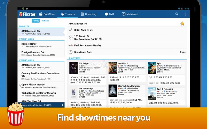 Movies by Flixster İndir (Android) - Gezginler Mobil