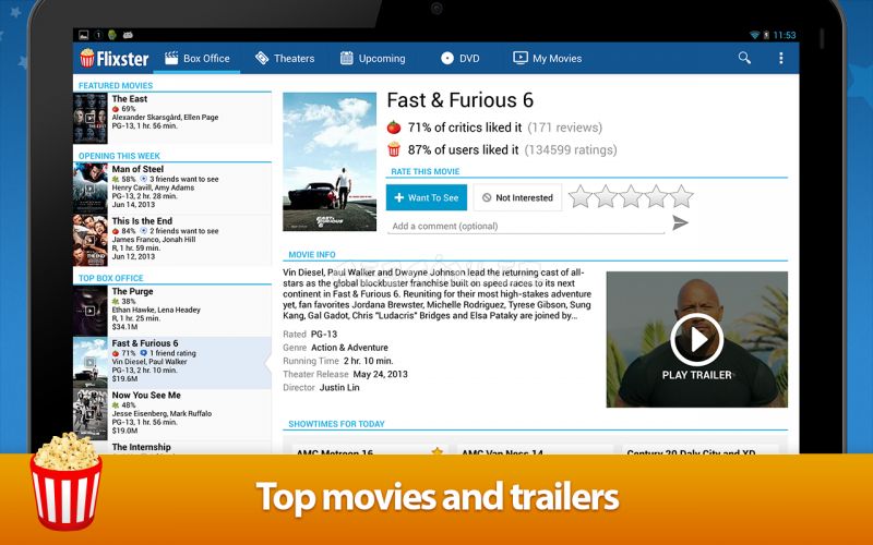 Movies by Flixster İndir (Android) - Gezginler Mobil