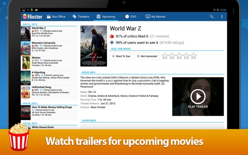 Movies by Flixster İndir (Android) - Gezginler Mobil